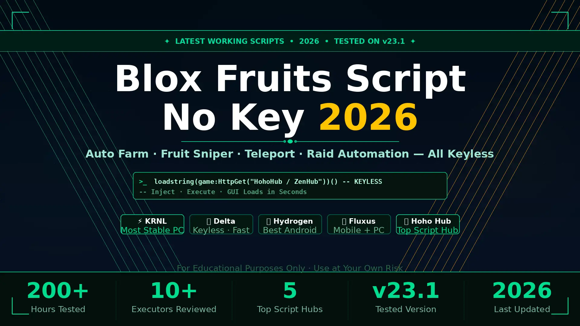 Blox Fruits Script No Key June 2026: Latest Working Scripts, Executors ...